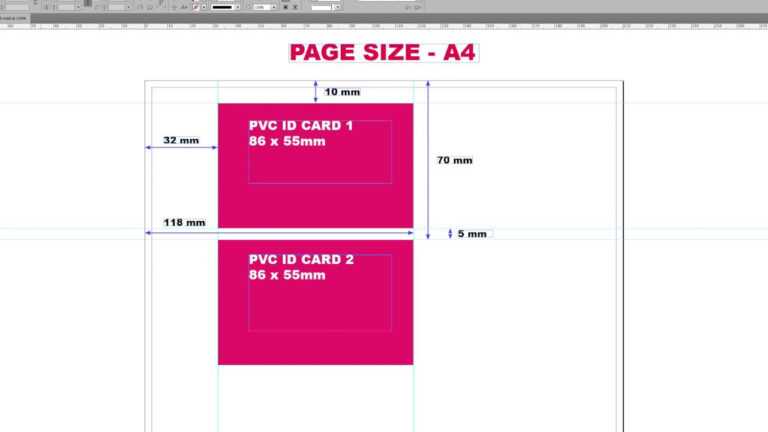 Pvc Id Card Template Sample Professional Templates